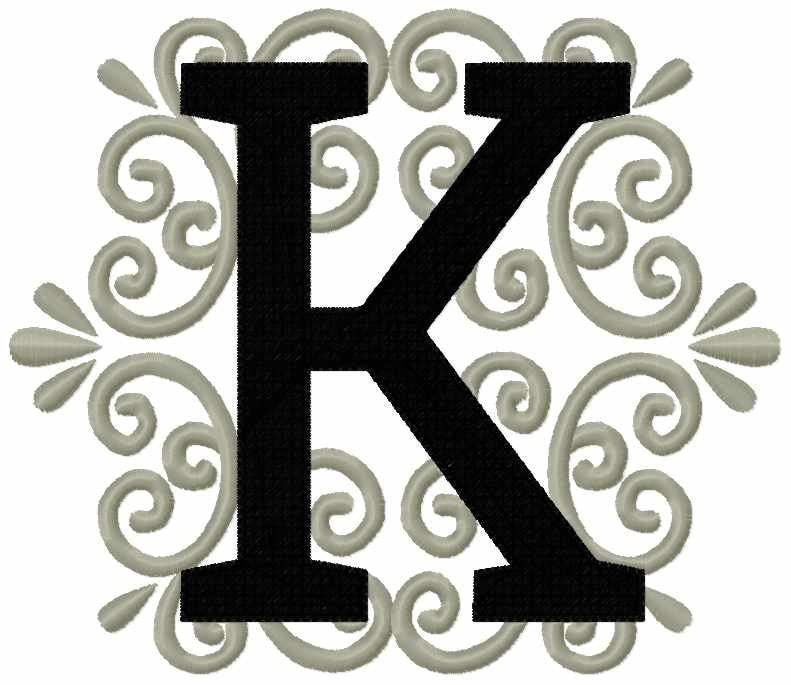 Fancy K Monogram