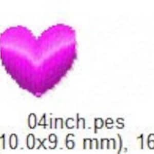 Mini Hearts Add on Mini Size Micro Wee Machine Embroidery Designs Less ...