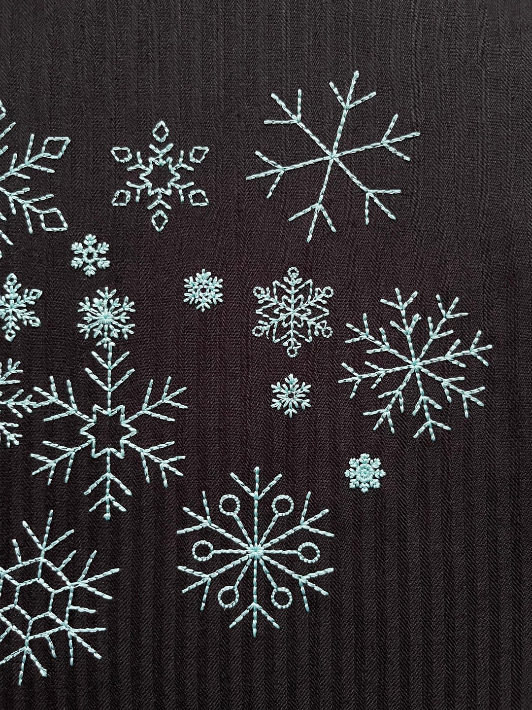Micro Mini Small 16 Single Snowflakes Machine Embroidery Designs, Files ...