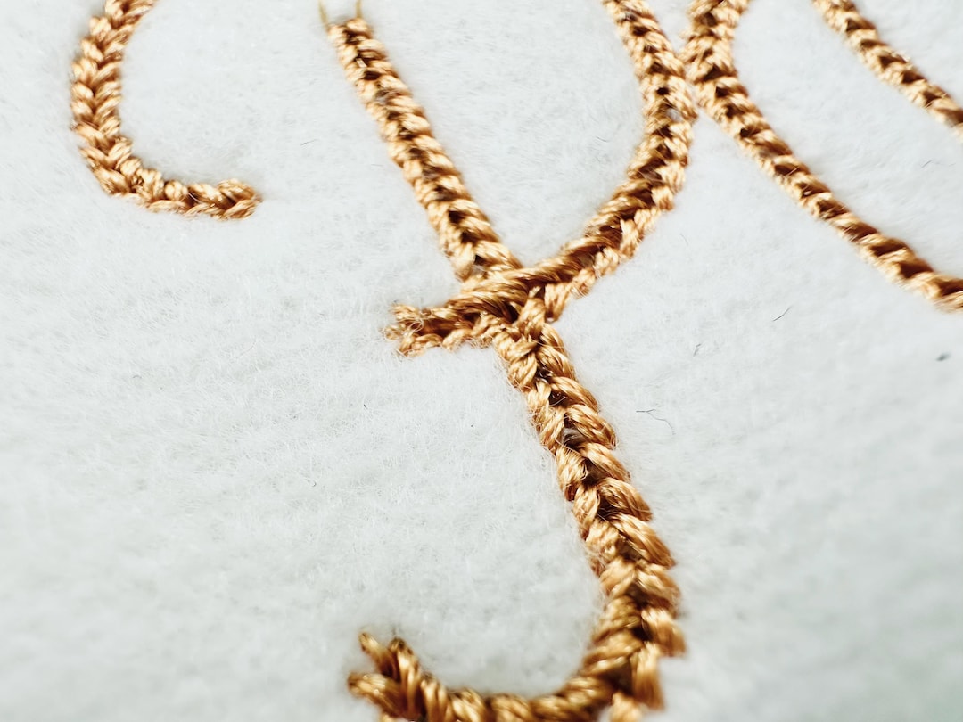 Tiny Chain FONT Sandy Machine Embroidery Designs Small Sizes 1 up to 2. ...