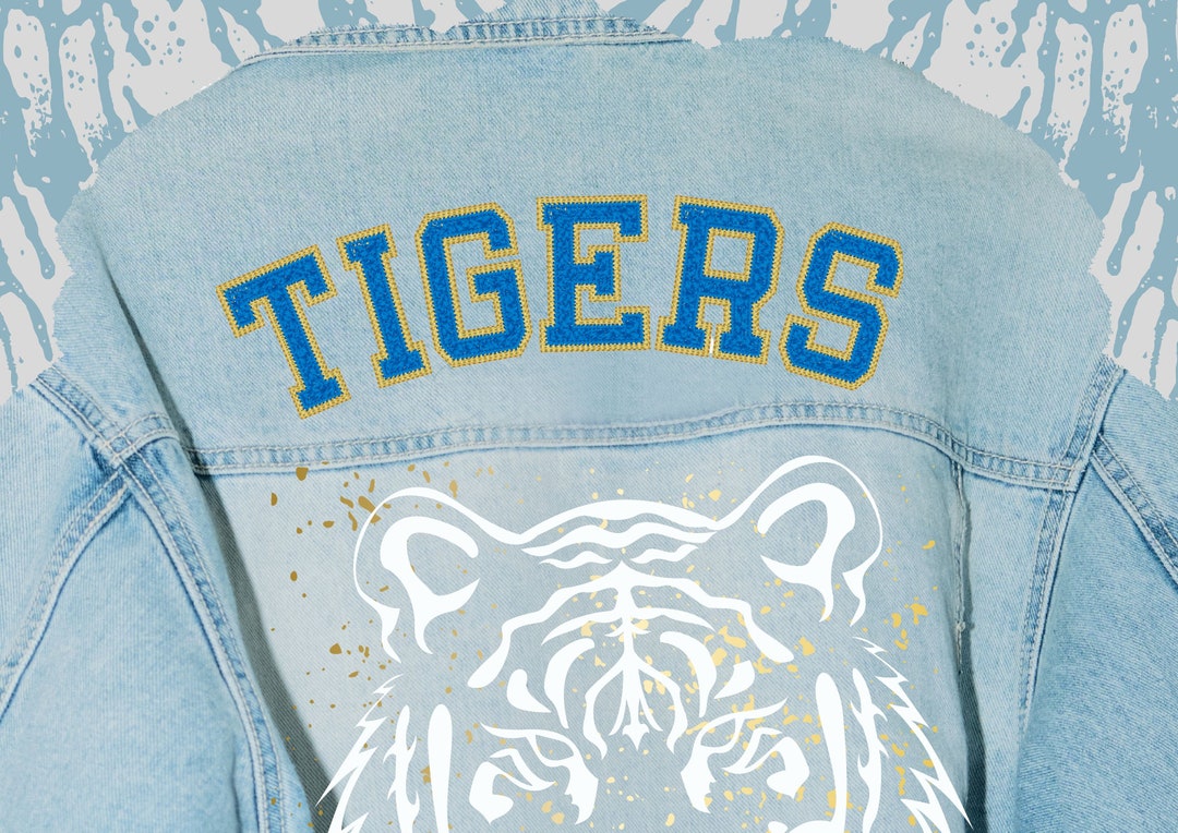 Faux Chenille Glitter HTV Font Athletic Sport Varsity Glitter Vinyl ...