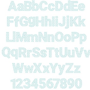 Brand Style HTV Glitter Vinyl Simply Applique Font Machine Embroidery ...