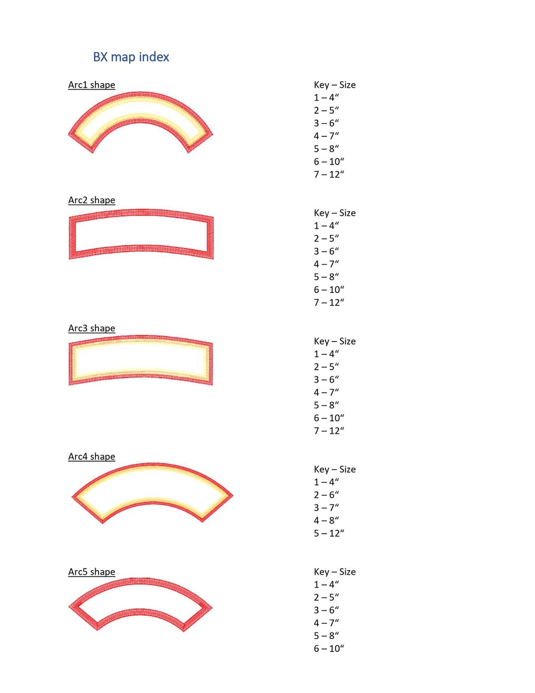 Arc Shape for Rocker Applique Machine Embroidery Designs for Hoop 4x4 ...