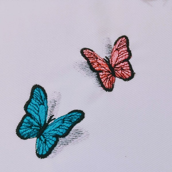 Butterfly Embroidery - Etsy