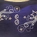 Shooting Swirly Classy Stars Assorted Variations and Sizes Embroidery ...