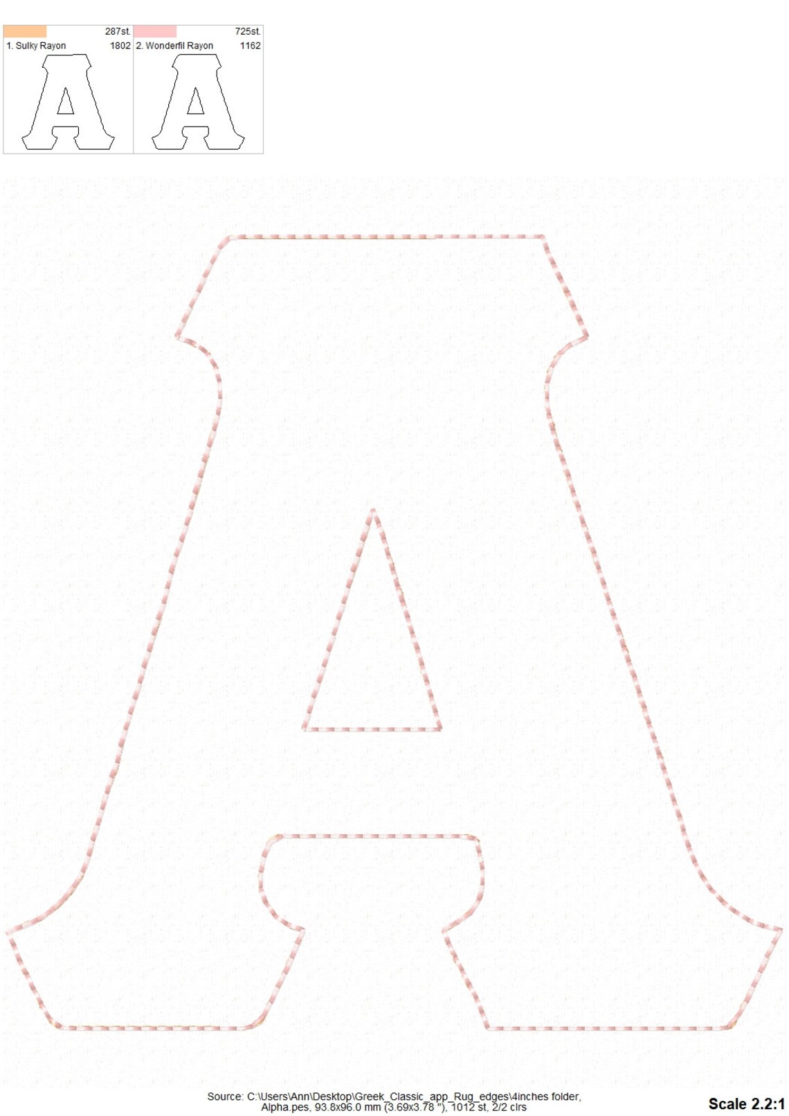 Raggedy Edge Easy Greek Font, Alphabet, ABC, Letters 1 Step Applique ...