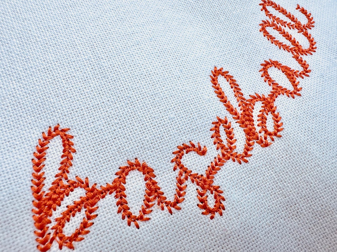 MINI! Baseball Stitch FONT Awesome Sports Stitch Handwritten Script ...