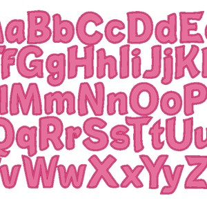 NEW Monogram Applique Font Machine Embroidery Applique Designs ...