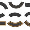 Arc Shape for Rocker and Mini FONT Machine Embroidery Applique Designs ...