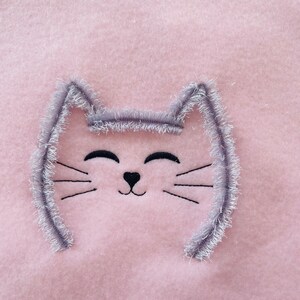 Peeking Fringe Kitten Fringed Cat Fur Machine Embroidery Designs Kitty ...
