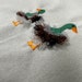 Fringed Fluffy Duck Farm Bird Animal SET of 2 Types Machine Embroidery ...