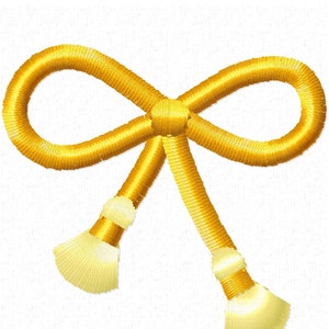 Fringe Bow Embroidery Design Tassels Fringed Fur Machine Embroidery ...