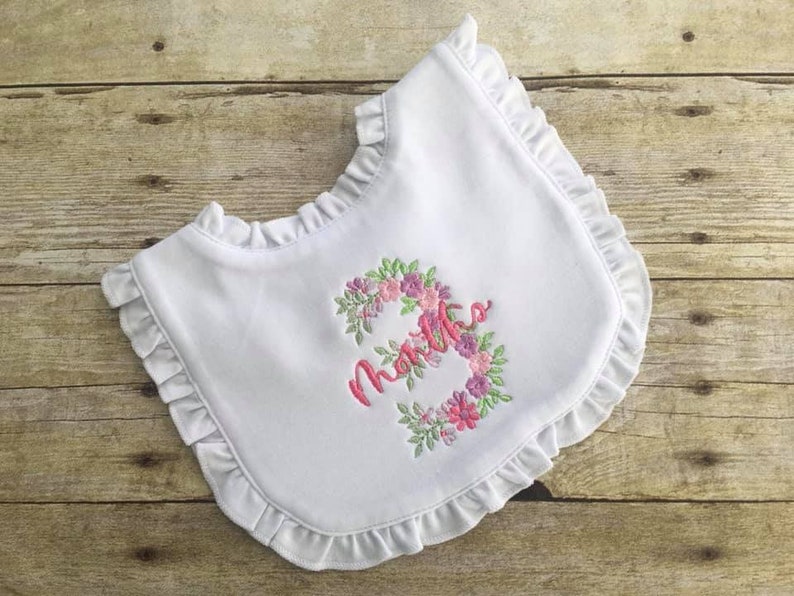 Country Floral Birthday Number 3 Farm Flowers Number Flowered Font ...