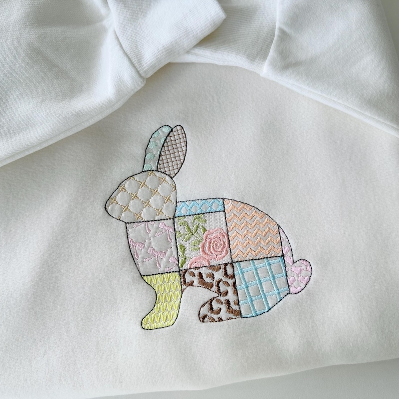 Patchwork Bunny - Etsy