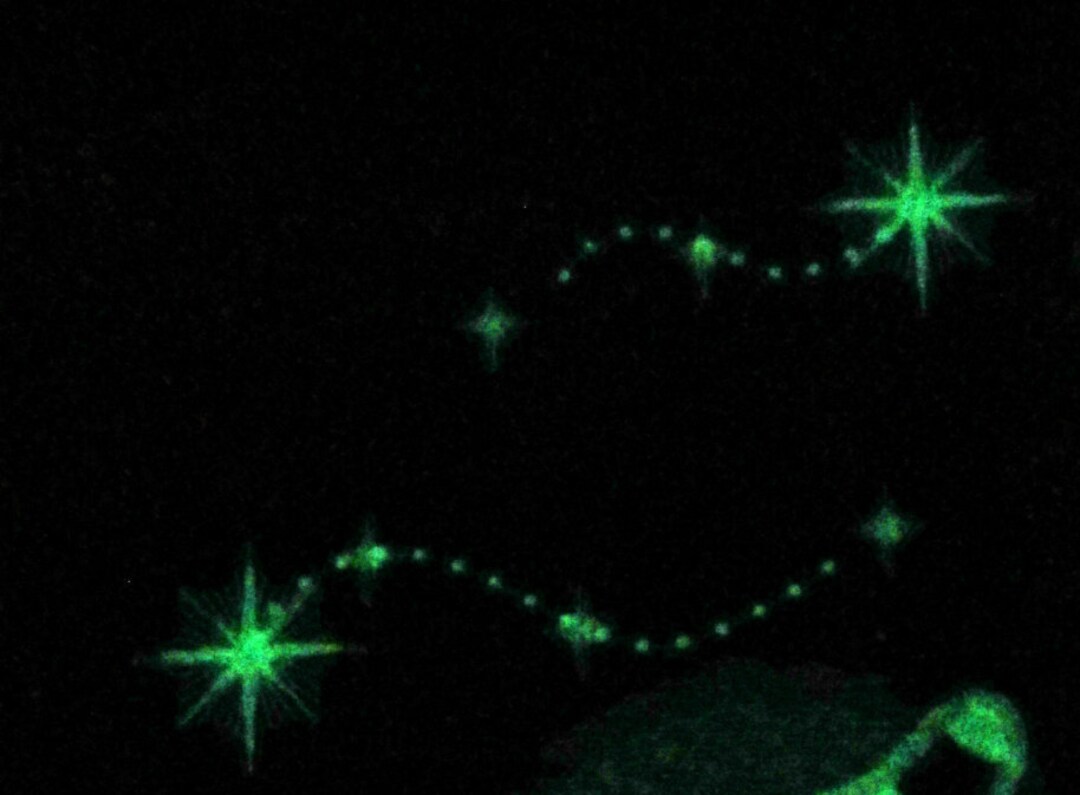 Falling Stars SET of 3 Types in Multiple Sizes Glow in the Dark Machine ...