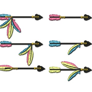 Arrows, Arrows Mini, Arrow Embroidery, Arrow Mini, Single Arrow ...