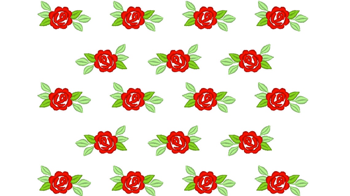 Awesome Classic Roses Mini Sizes for Fabric Embellishment and - Etsy