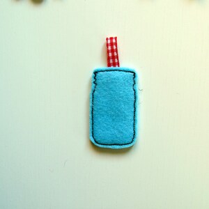 Pirate Ship Key Fob Feltie Mini Embroidery Design Felt - Etsy