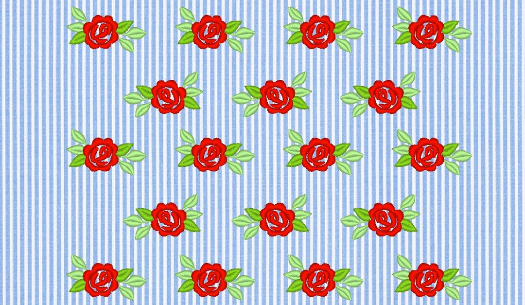 Awesome Classic Roses Mini Sizes for Fabric Embellishment and Great Add ...