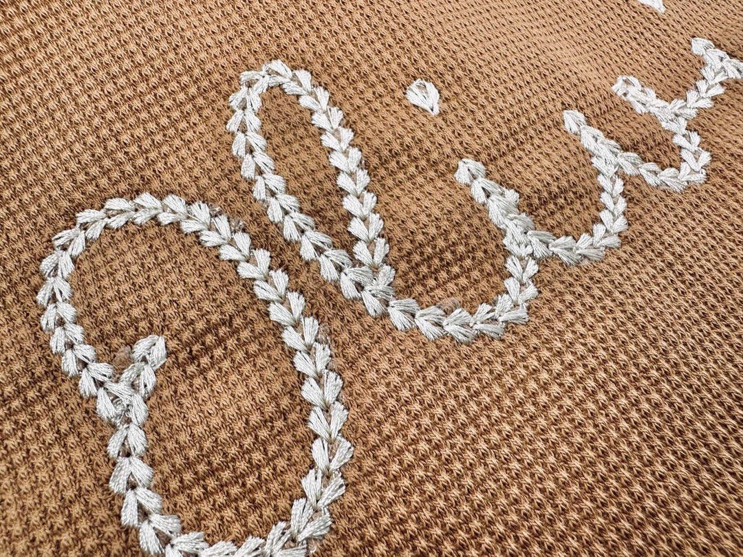 Extra Bold Chain Stitch FONT Thick Chain Machine Embroidery Designs ...