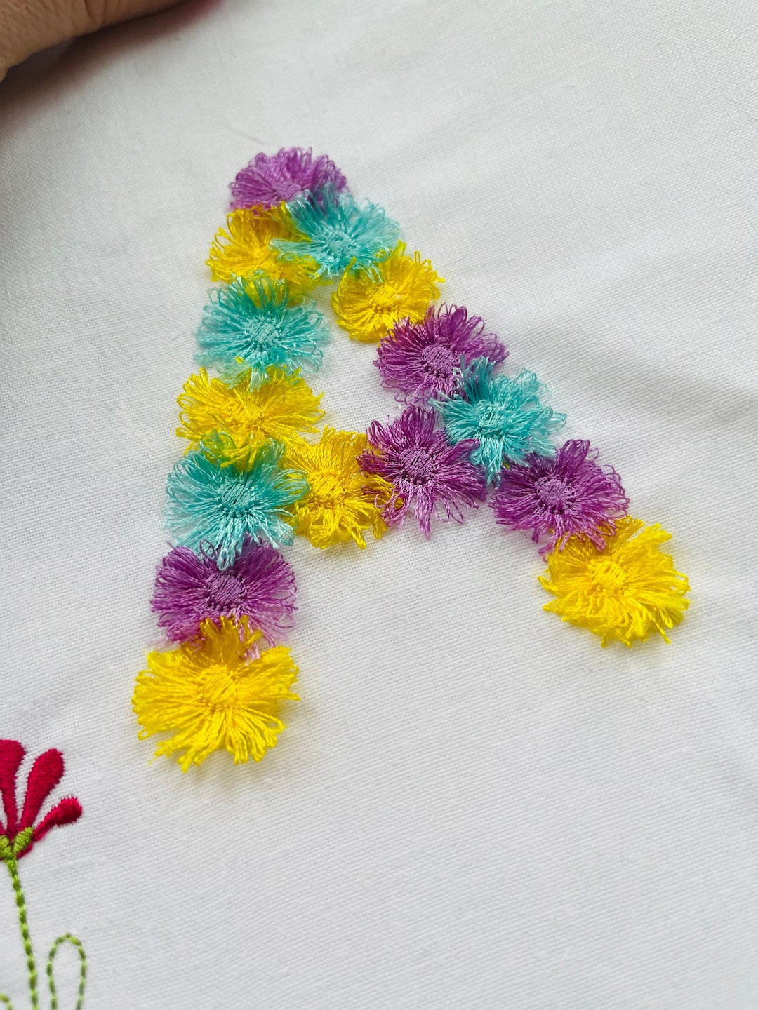 Circle Fringed FONT Alphabet Letters Machine Embroidery Designs in ...