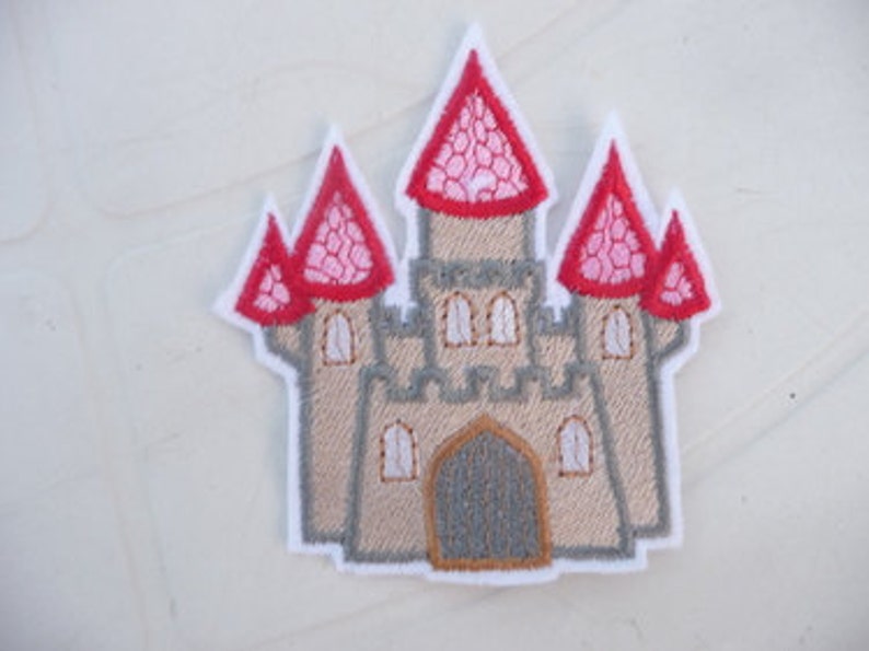 Castle Machine Embroidery Applique Design Girls Dream Magic | Etsy