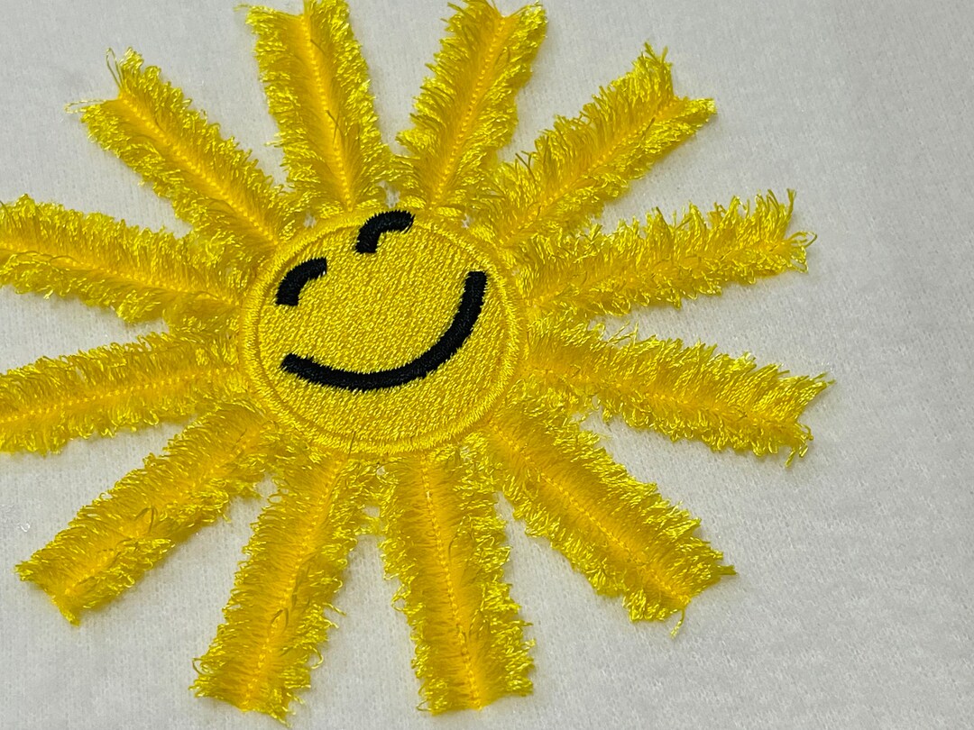 Sun, Fluffy Fringed Happy Happy Sun Chenille Awesome Fringed Fluffy Sun ...