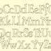 BX Included! Classic Free Edge Raggedy Applique Alphabet Font Machine ...