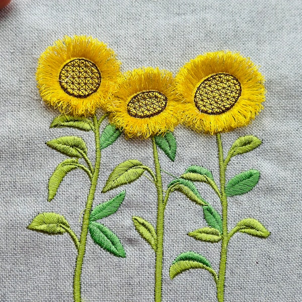 Fringe Flowers Machine Embroidery Designs - Etsy