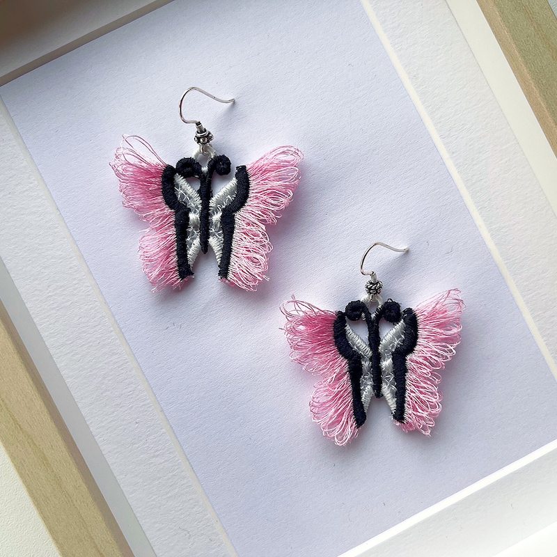 Butterfly Fringe Necklace - Etsy