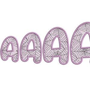 Halloween Spooky Spiderweb Lace Font FSL Free Standing Lace Machine ...
