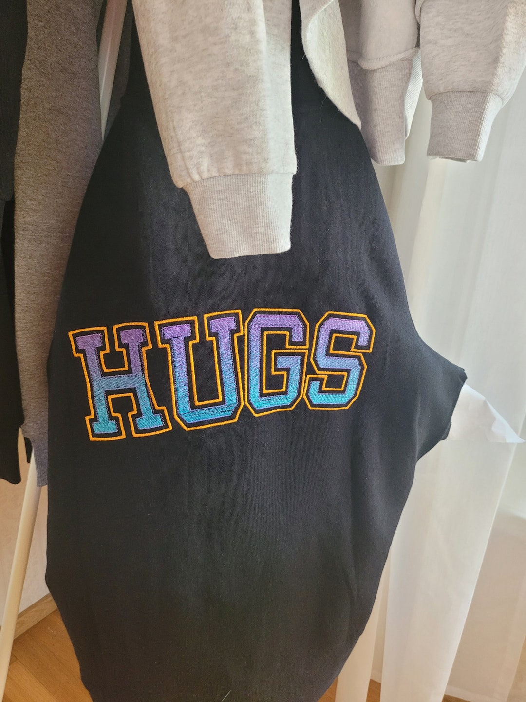 Rainbow Iridescent 2 Color Monogram Varsity Sport Block FONT Alphabet ...