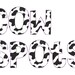 Cow Spots Patterned Font Monogram Alphabet Letters Machine Embroidery ...