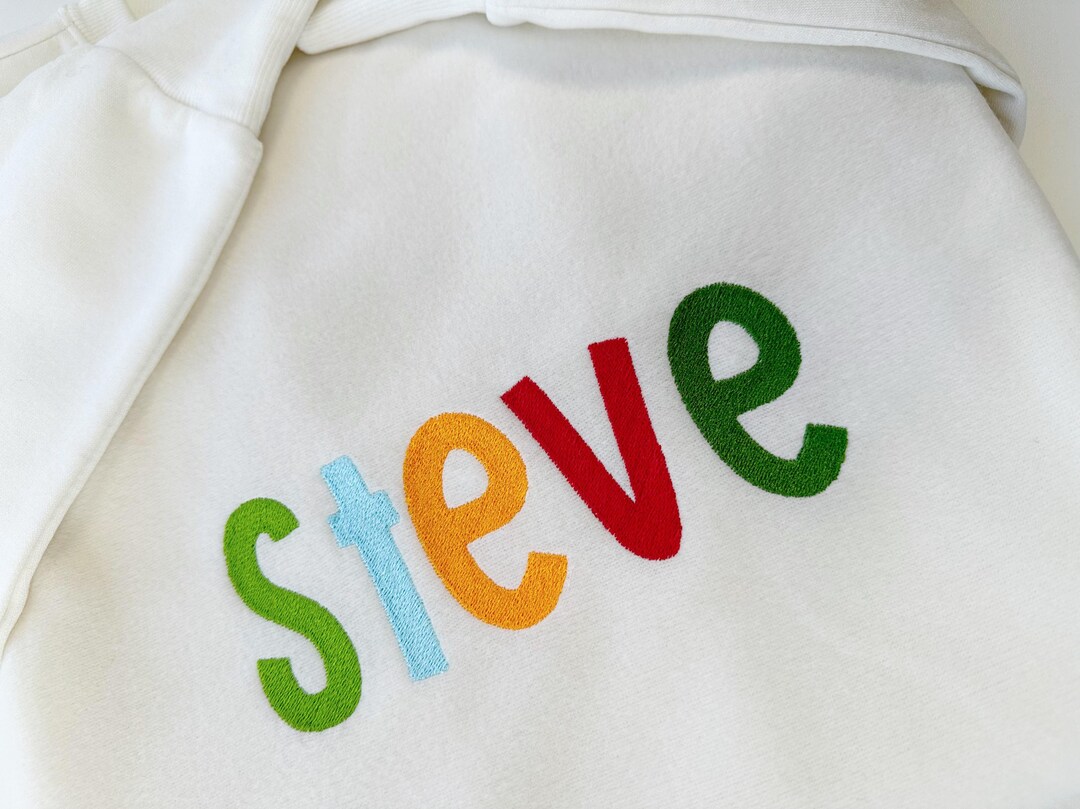 Versatile Fill Stitch Font Steve Kids Alphabet Monogram Bold Font ...