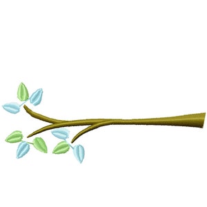 Tree Branch 4 Types Machine Embroidery Designs Fill Stitch Multiple ...