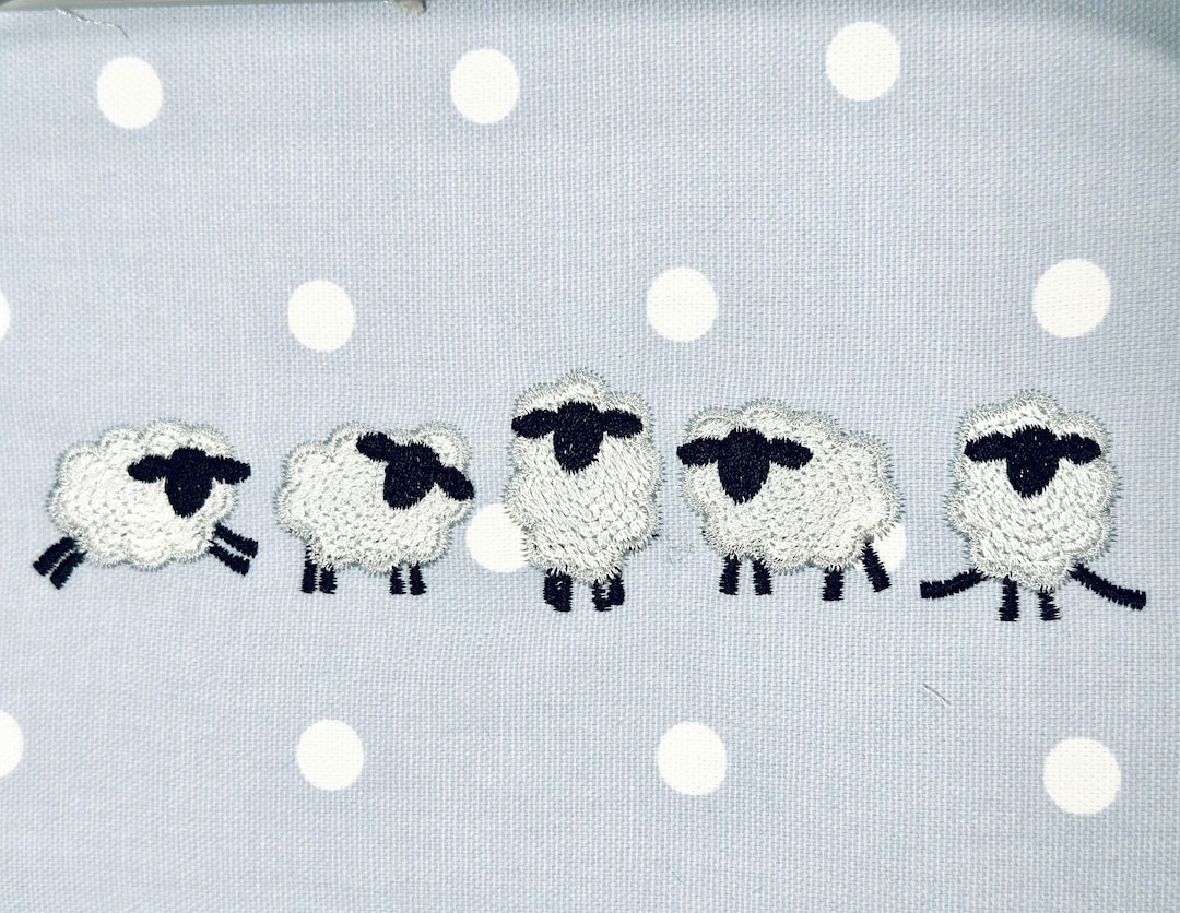 Mini Baby Sheep Little Lamb Farm Animal Machine Embroidery Designs ...