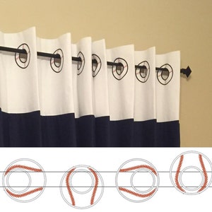 Curtain Holes Bouncing Ball in the Hoop Machine Embroidery Design, ITH ...