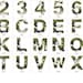 Camo, Camouflage Font Machine Embroidery Designs INSTANT DOWNLOAD ...