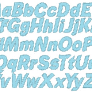 NEW Monogram Applique Font Machine Embroidery Applique Designs ...