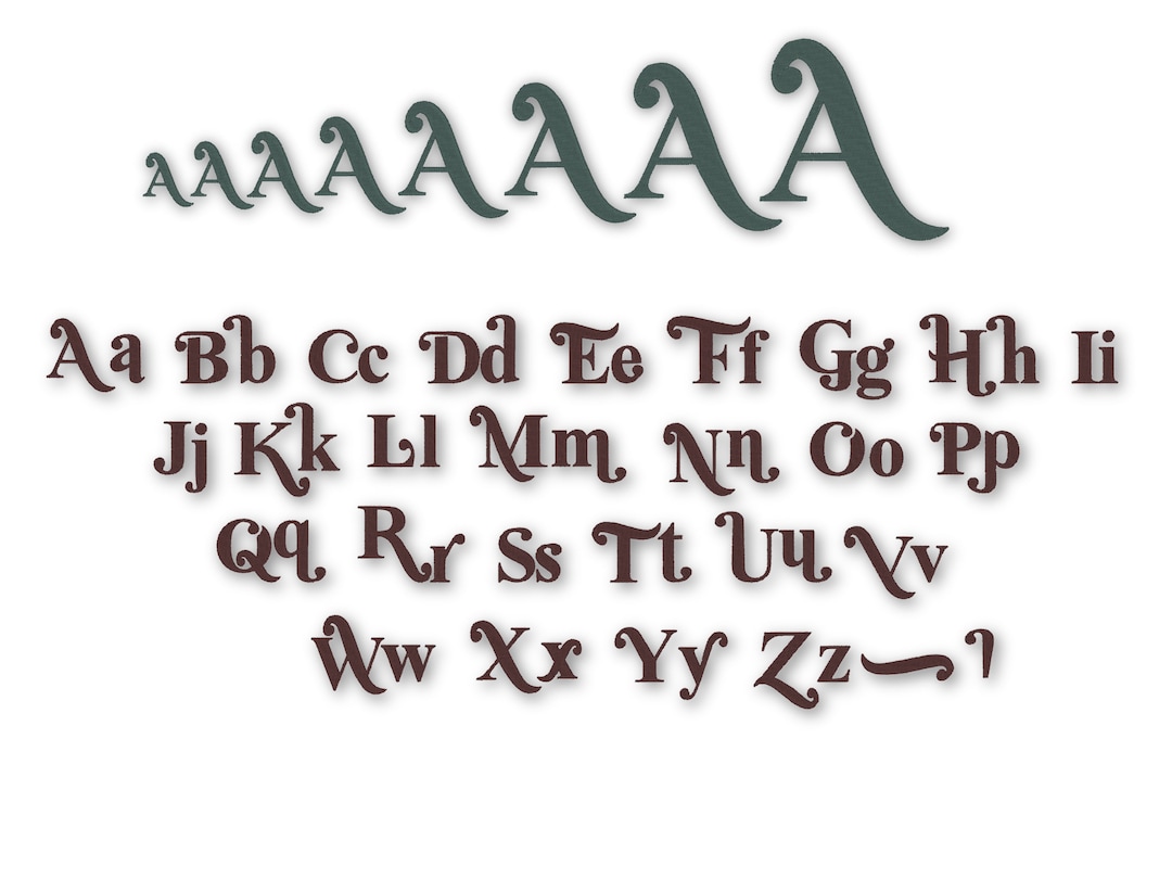 Vintage Font Retro Machine Embroidery Designs Holly Jolly Retro ...