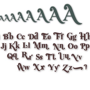 Vintage Font Retro Machine Embroidery Designs Holly Jolly Retro ...
