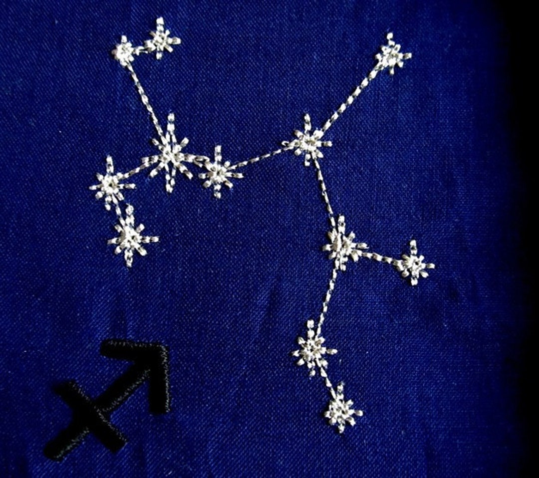 12 Stars of the Zodiac - Single Files - Machine Embroidery Designs Fill ...