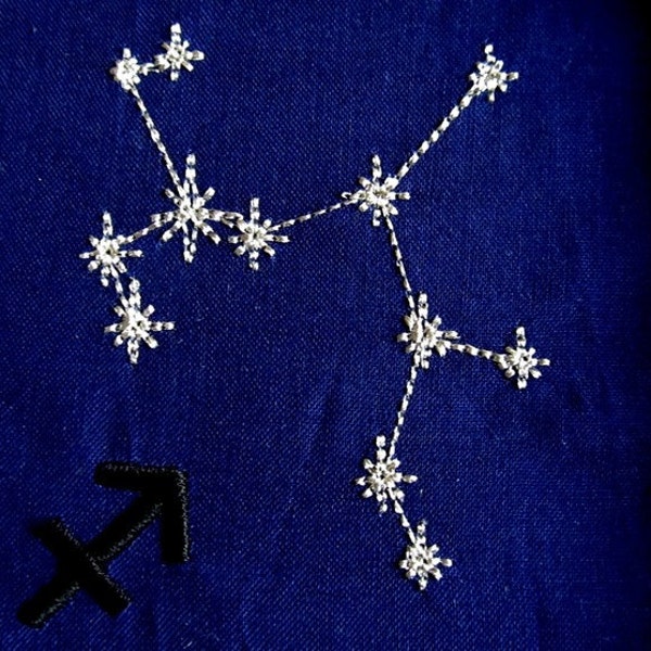 Constellation Embroidery Pattern - Etsy