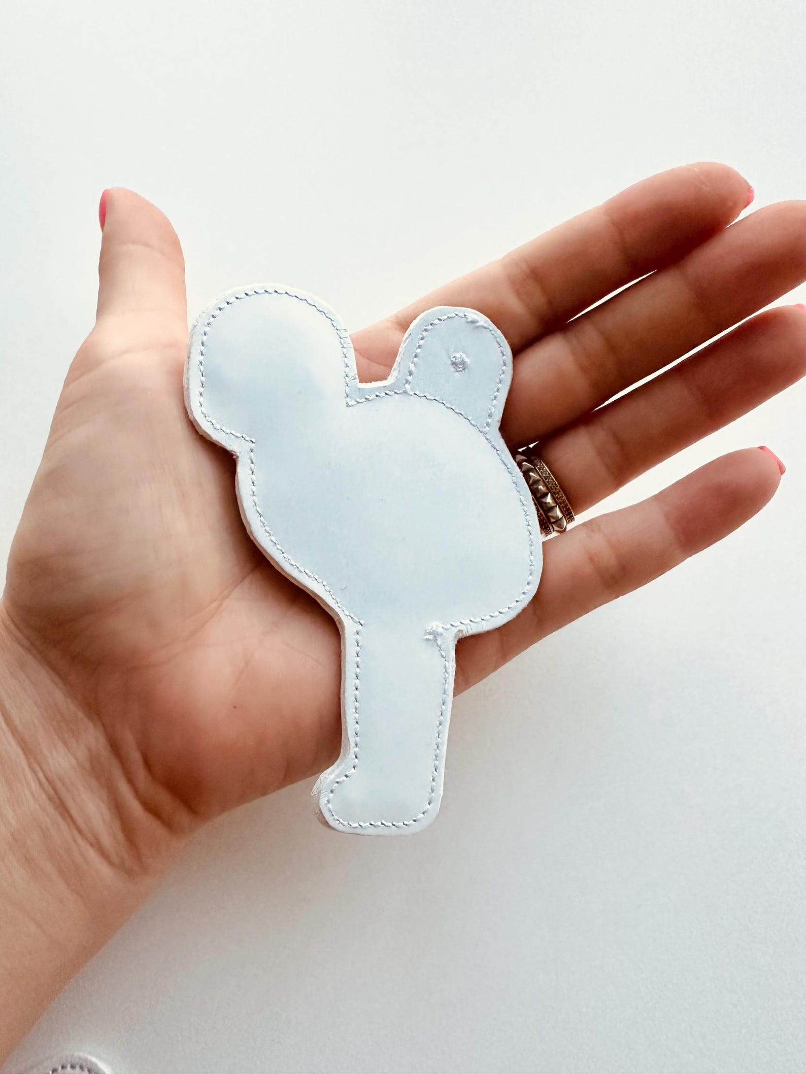 Fringed Fluffy Flamingo Key Fob Snap Tab and Eyelet Design in the Hoop ...
