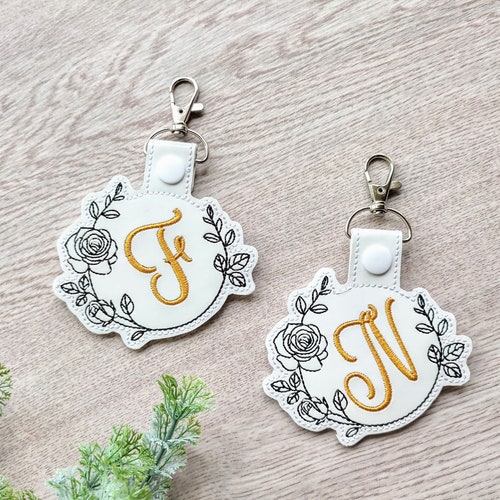 ITH in the Hoop Key Fob Embroidery Design in the Hoop Machine - Etsy