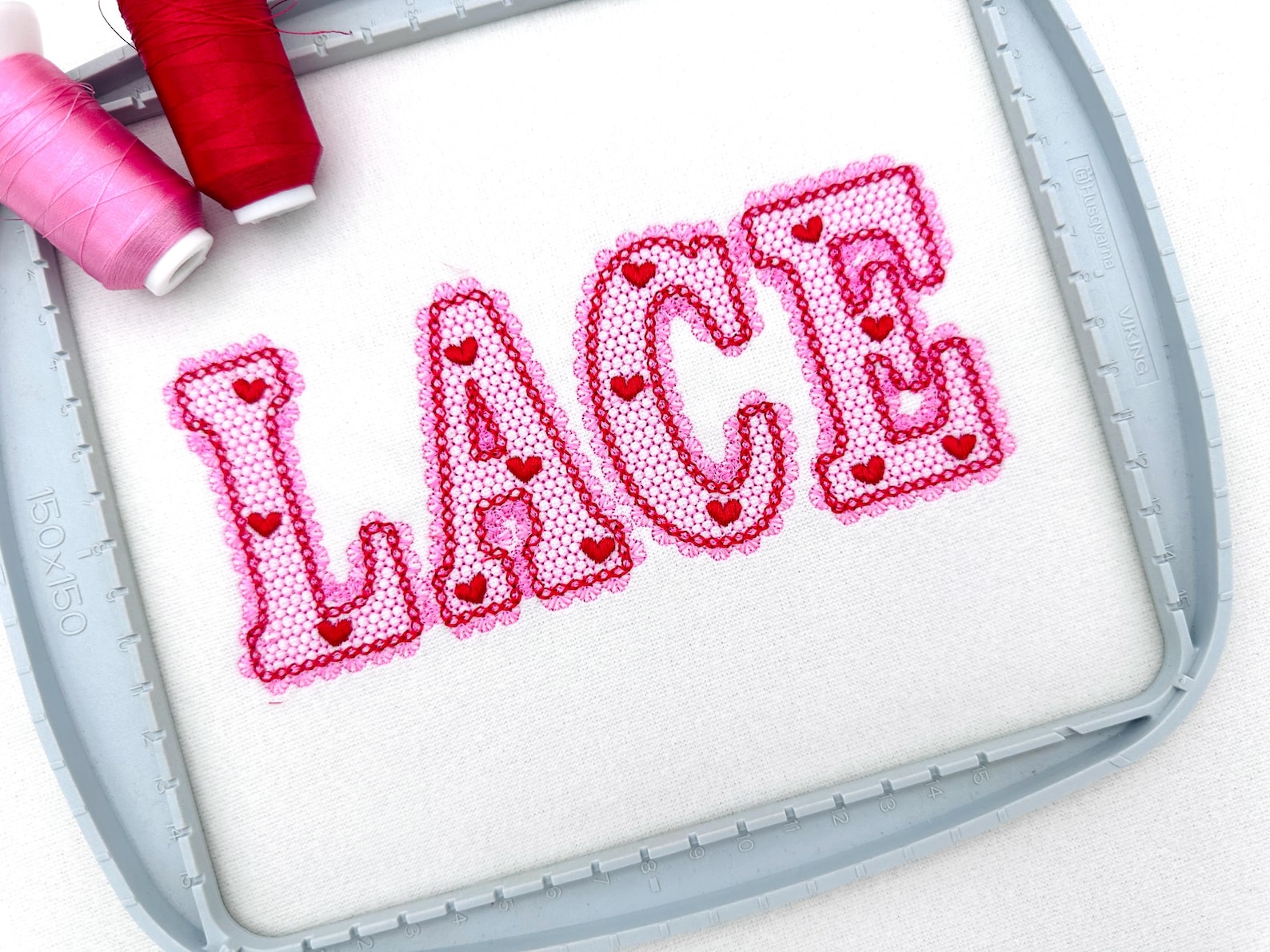 Lace Edge Valentine FONT Lace Patterned Alphabet Monogram Heart ...