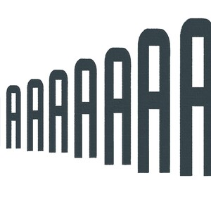 Extra Narrow Block Font Fill Stitch Alphabet Monogram Letters and ...