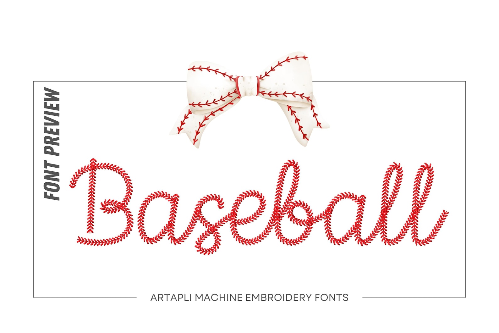 Baseball Stitch Handwritten Script FONT Softball Sports Stitch Alphabet ...