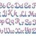 Iridescent 2 Color Block FONT Alphabet Machine Embroidery Designs Size ...