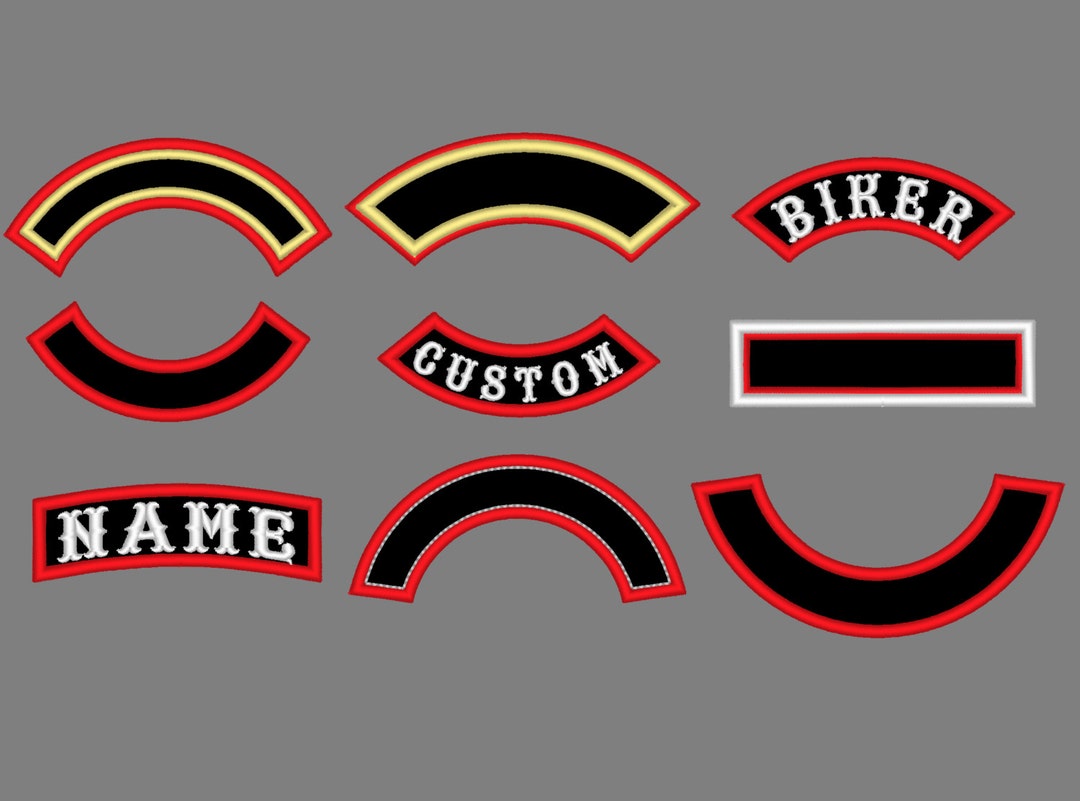 Arc Shape for Rocker - Machine Embroidery Applique Designs for Hoop 4x4 ...